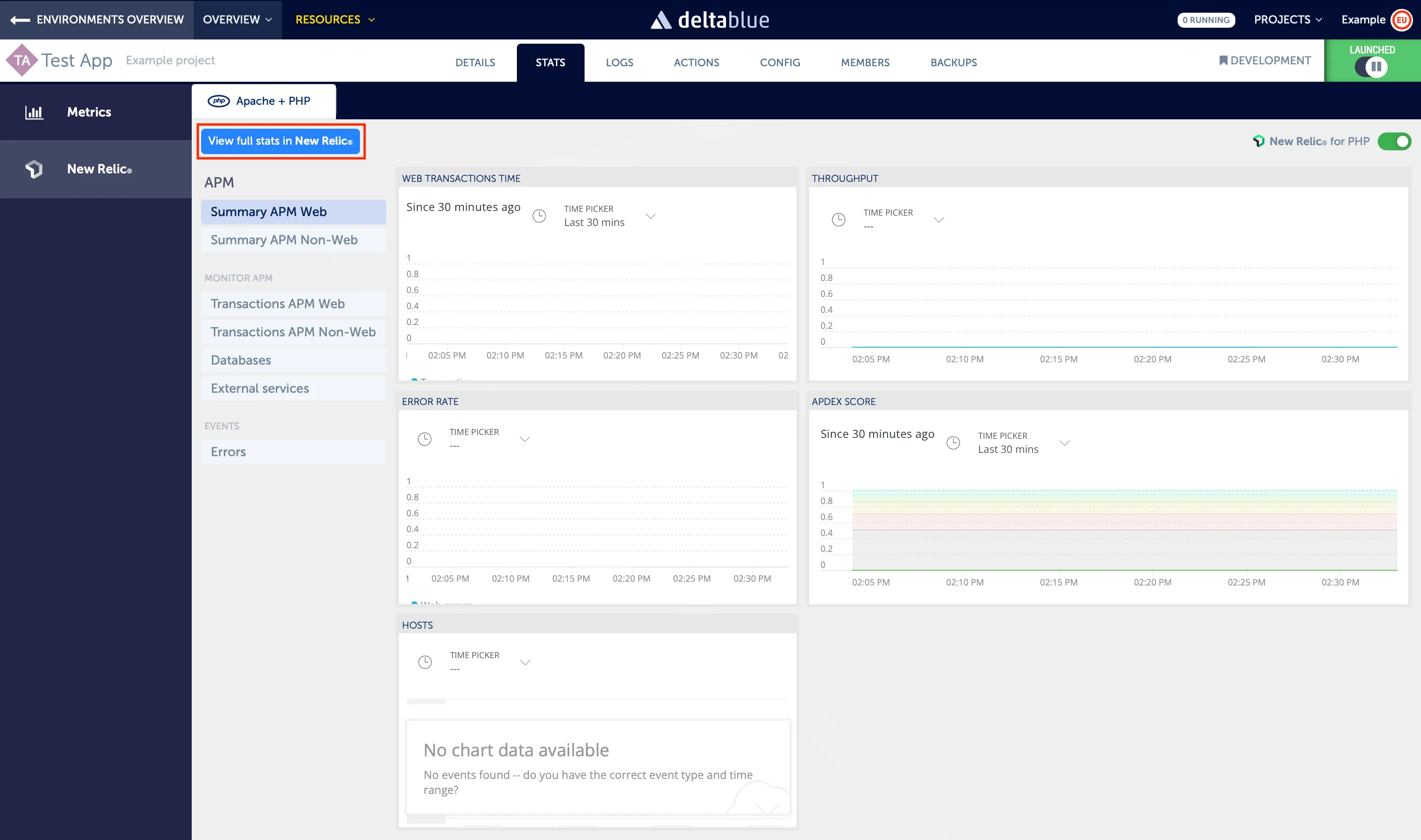 New Relic integration v2